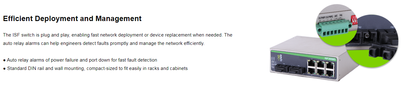 ISF Series Ring-type Industrial Ethernet Switch