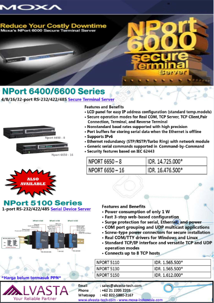Promotion NPort 6000 Series & 5100 Series